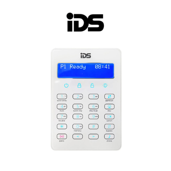 Ids Xseries Touch Lcd Keypad White