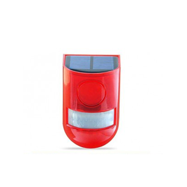 Solar Alarm Flashing 6 LED Light Motion Sensor Detector Security 129dB